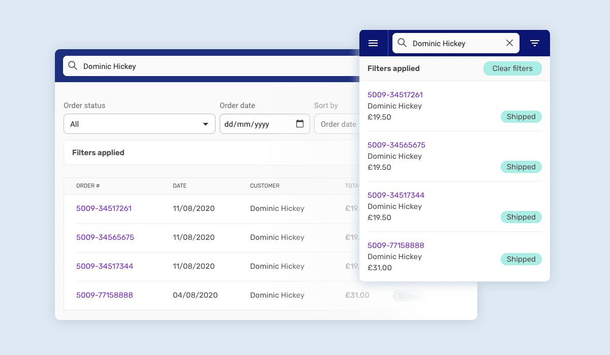Store order page improvements | BaseKit