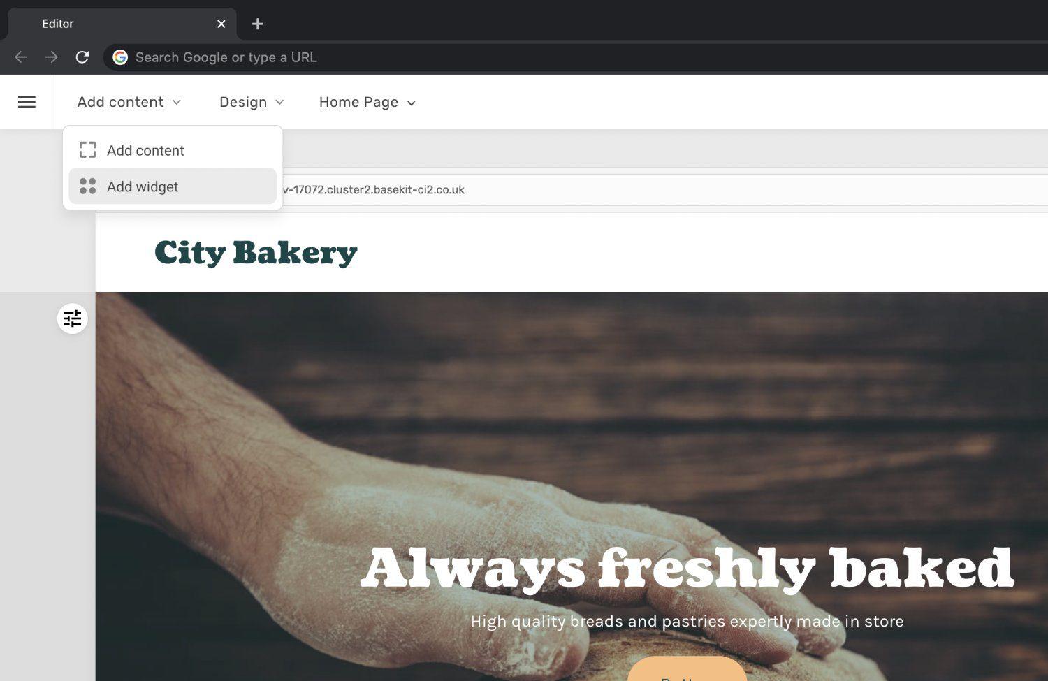Widget panel improvements | BaseKit