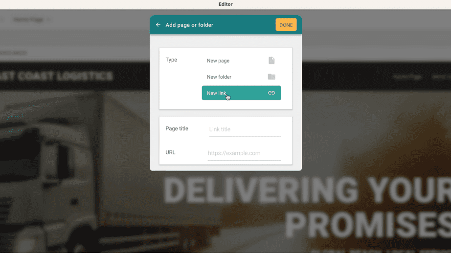 New site navigation and service suspension features | BaseKit