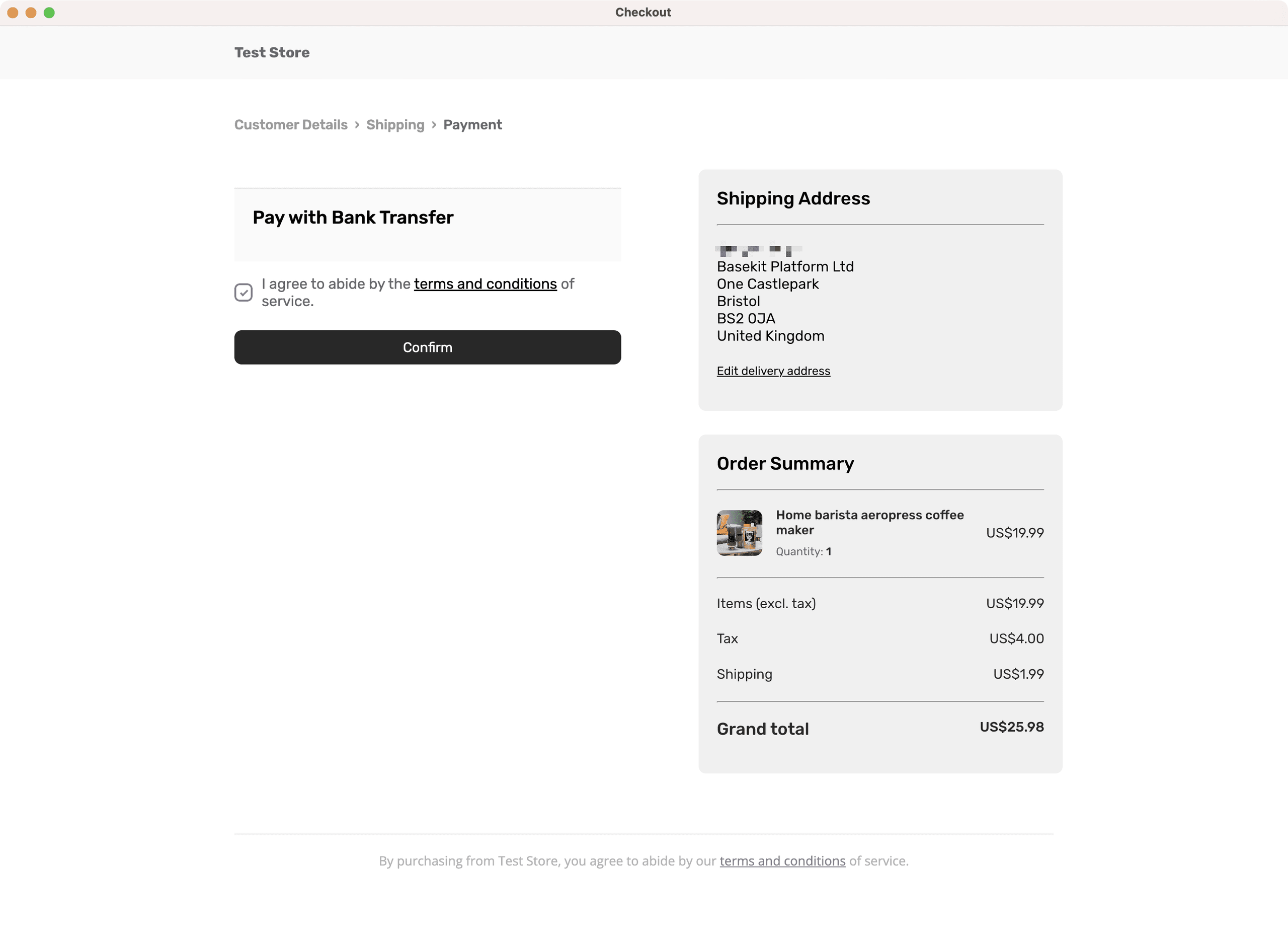 Improved Store checkout flow | BaseKit